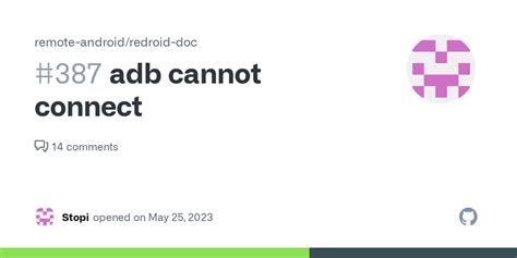 Adb Cannot Connect Issue 387 Remote Android Redroid Doc GitHub