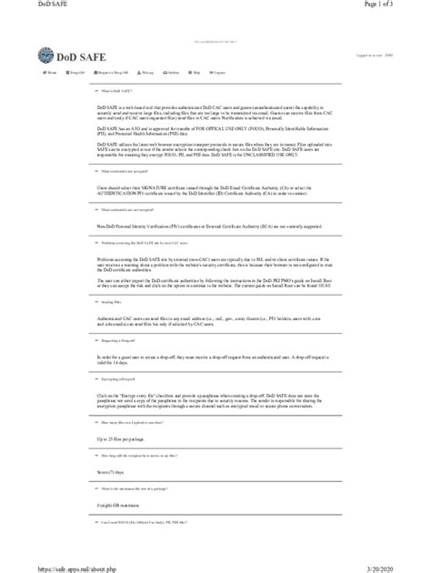 Fillable Online Dod Safe Aws Fax Email Print Pdffiller
