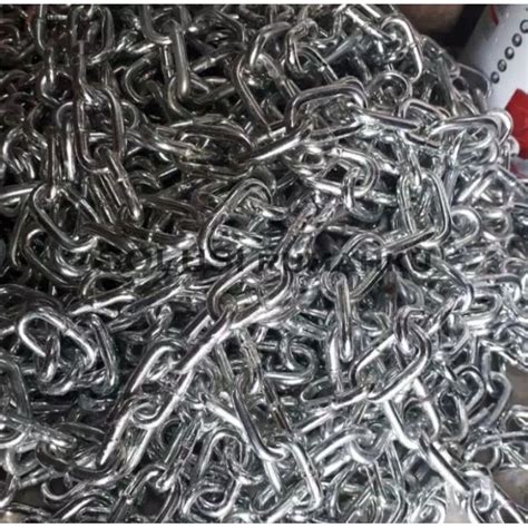 Jual Rantai Besi Galvanis 3mmrante Besi 3mm Eceran Per 1meter100cm
