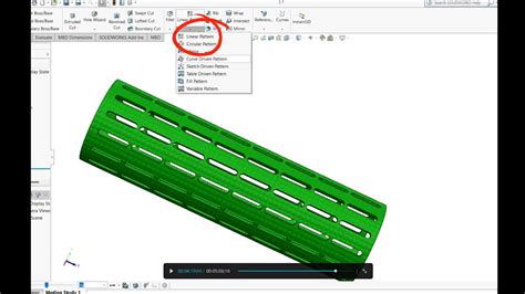 How To Use Linear Pattern And Circular Pattern In Solidworks Solidworks Solidworkstutorial