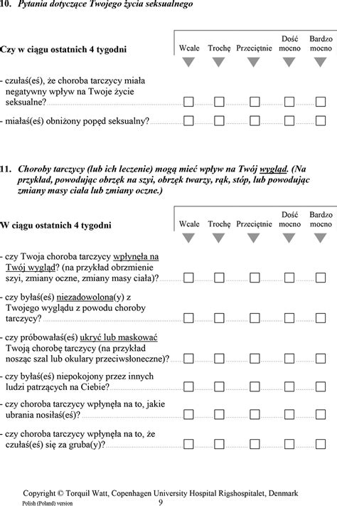 Thypropl — The Polish Version Of The Thyroid Specific Quality Of Life Questionnaire Thypro