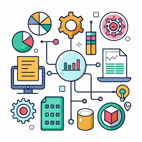 Colorful Illustration Of Data Analysis And Business Intelligence Premium Ai Generated Vector