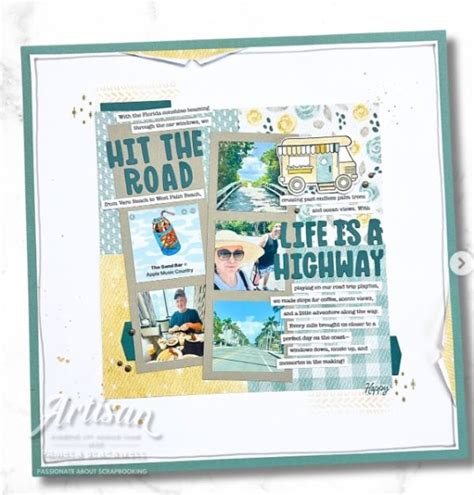 12 Road Trip Travel Scrapbook Layout Ideas Scrap Booking