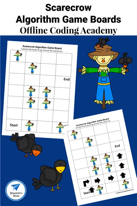 Offline Coding Academy Scarecrow Algorithm Game Boards Jdaniel4s Mom