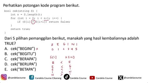 Pembahasan Soal Osn K Informatika 2024 No 26 Youtube