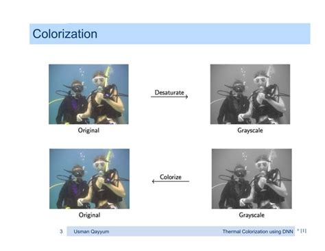Thermal Colorization Using Deep Neural Network Ppt