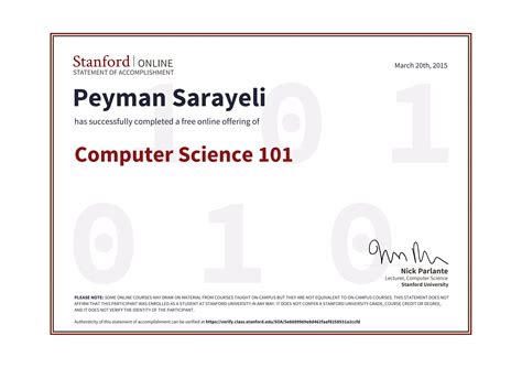 Computer Science 101 Pdf