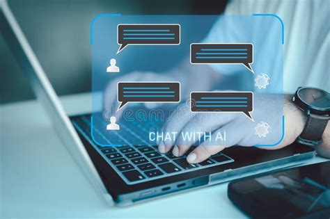 Chatbot Conversation Assistant Person Using Online Customer Service With Chat Bot To Get