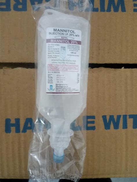 Mannitol 100ml Injection 20 At ₹ 74piece In Ahmedabad Id
