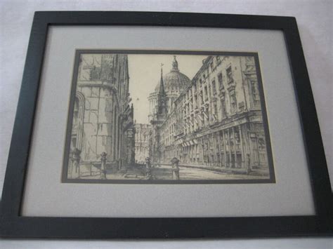 Old Fridays F And Co Coates Etching Print 10 X 7 Print 15 X 125