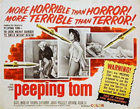 Peeping Tom Original 1960 U S Half Sheet Movie Poster Posteritati