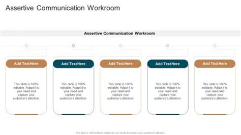 Assertive Communication Skills Powerpoint Presentation And Slides