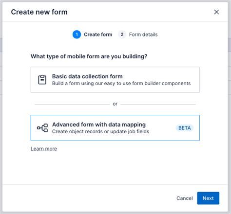 Create A Data Mapped Form To Collect New Data Records Skedulo Documentation