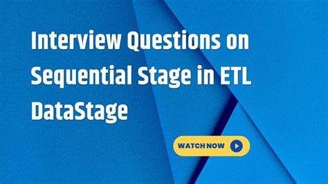 Interview Questions On Sequential Stage In Etl Datastage Datastage Datastagetraining Etl