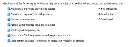 Solved Match Each Of The Following As To Whether They Are Chegg Com