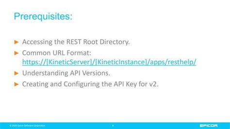 Epicor Kinetic REST API Services Overview Pptx