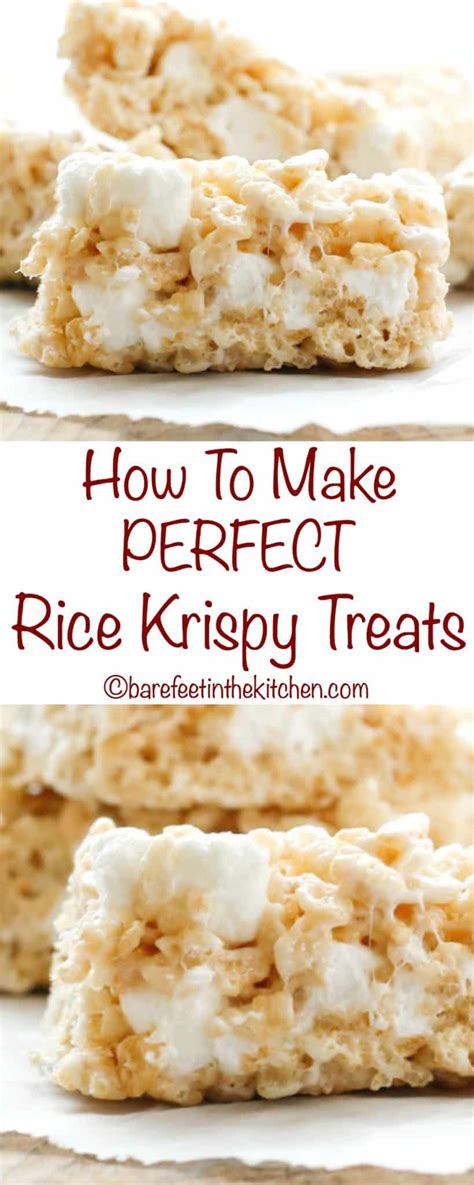 How To Make Perfect Rice Krispy Treats