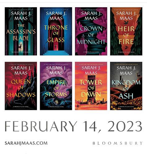 Throne Of Glass Series By Sarah J Maas Cover Reveal