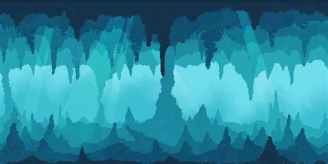 Parallax Cave Background Assets By Slashdashgamesstudio