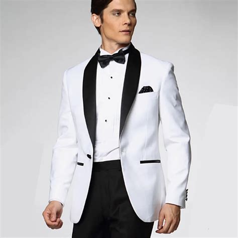 White Tuxedo Black Pants
