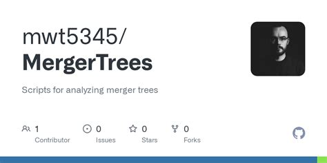 GitHub Mwt5345 MergerTrees Scripts For Analyzing Merger Trees