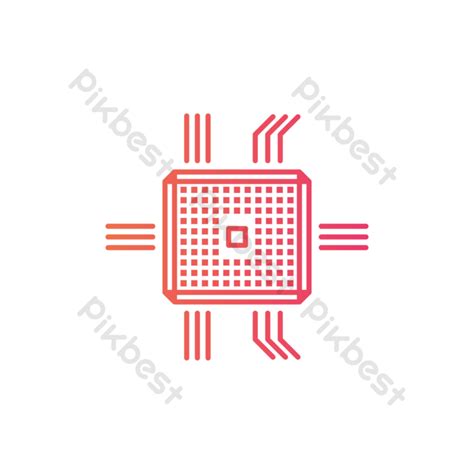 Red Cpu Icon Png Png Images Psd Free Download Pikbest