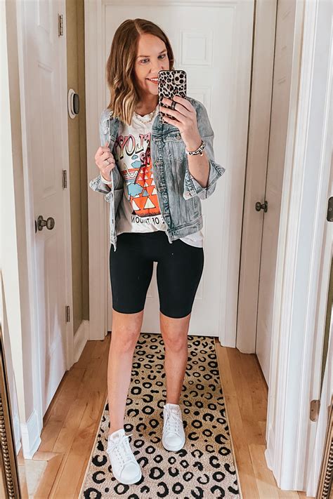 Biker Shorts Outfits Women