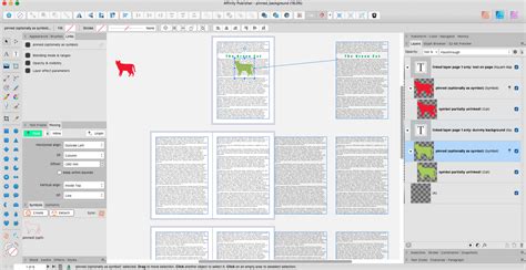 Pinned Object Behind Text Feedback For The Affinity V2 Suite Of