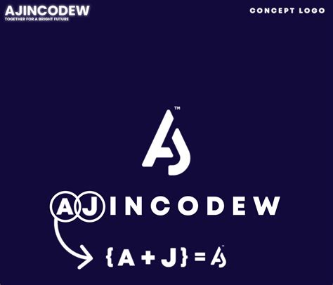 Ajincodew Coding Logo Tech Logo Brand Identity Behance