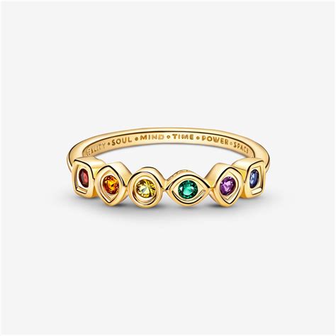 Marvel The Avengers Infinity Stones Ring | Gold plated | Pandora US