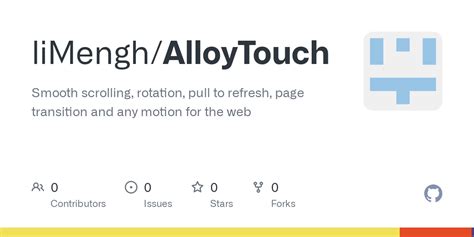 Github Limenghalloytouch Smooth Scrolling Rotation Pull To