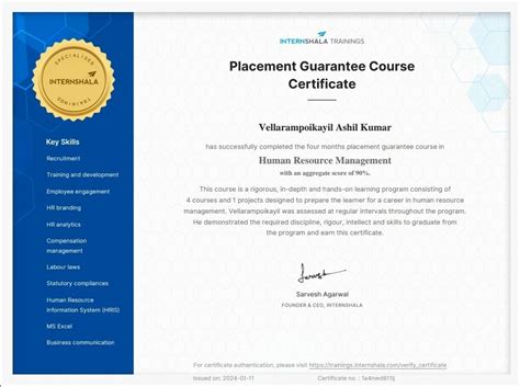 Ashil Kumar On Linkedin Internshala Hrmpgc Internshalatrainings