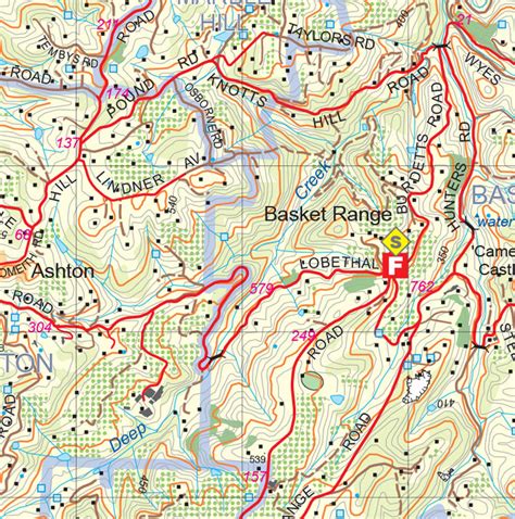 Mount Lofty Ranges Map 149a By Mapland Department For Environment And