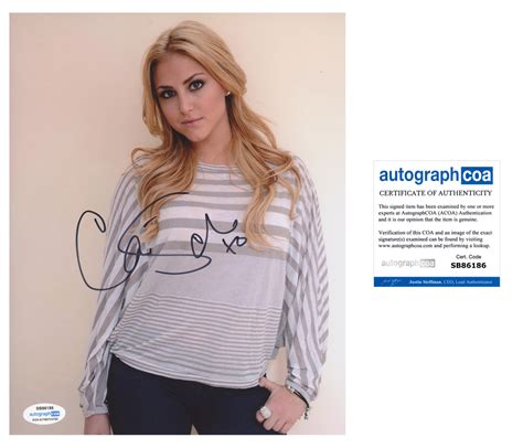 Cassie Scerbo Sexy Signed Autograph 8x10 Photo Acoa Outlaw Hobbies