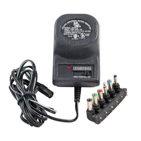 Universal Ac Adapter With Variable Voltage Output V V Batterymart Com