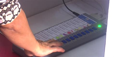 Preparation For Election Demonstration Of Myanmar Electronic Voting Machine Myanmar