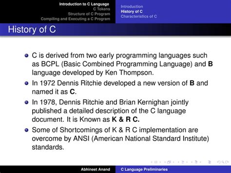 C Language Preliminaries Pdf Programming Languages Computing
