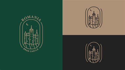 Emblam Logo Bran Castle Behance