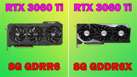 Gddr6 Vs Gddr6x Rtx 3060 Ti 2k Gaming Test Youtube
