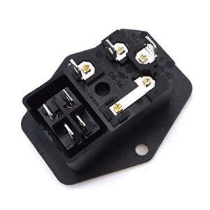 IEC Power Socket With Fuse Holder AC V A Maker Store PTY LTD