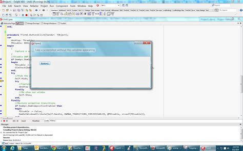 Delphi 7 Screenshot Without Capturing Form Windows 8 Dwmexe
