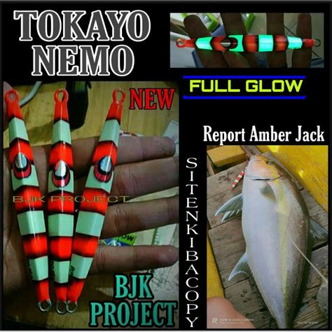 Metal Jig Tojayo Nemo Fishing Bait 100g Full Gid Bjk Version Shopee