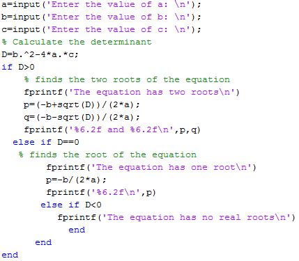 How To Solve Quadratic Equation In Matlab Tessshebaylo