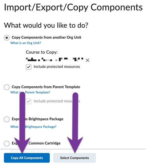 Copy Course Components PPSC ELearning Knowledge Base Support