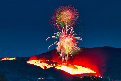 若草山山焼き花火2020 GANREF
