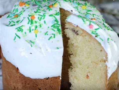 Рецепт кулича на Пасху домашняя выпечка из дрожжевого теста