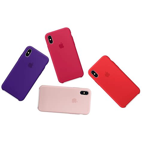 Original Silicone Case Apple iPhone X Apple iPhone XS Peach по цене 1 ...