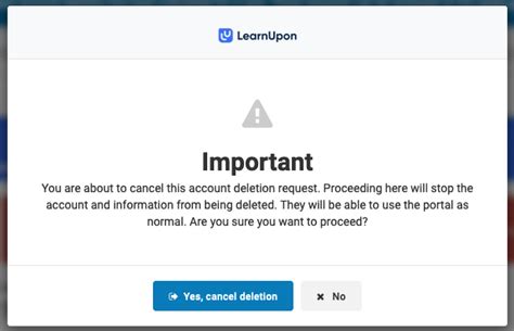user privacy request permanent account deletion knowledge base