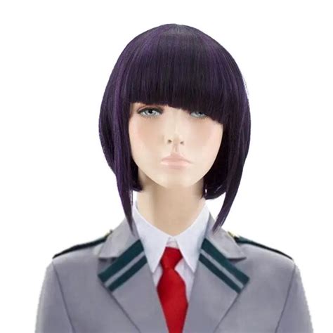 My Hero Academy Kyoka Jiro Cosplay Wig Halloween Costume Play Hair