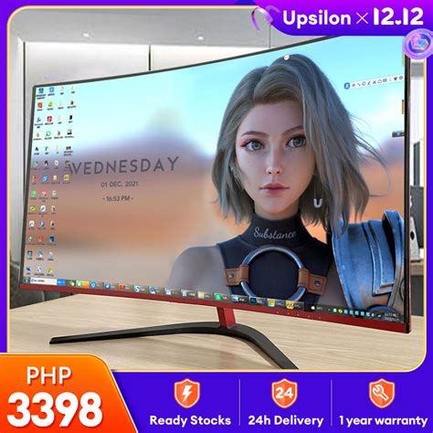 Expose Monitor Computer Pc Monitor 24 Inch For Laptop Desktop Computer 75hz Ips Gaming Monitor